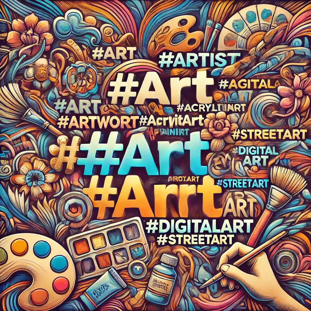 Top 200 Art Hashtags on Instagram 2024